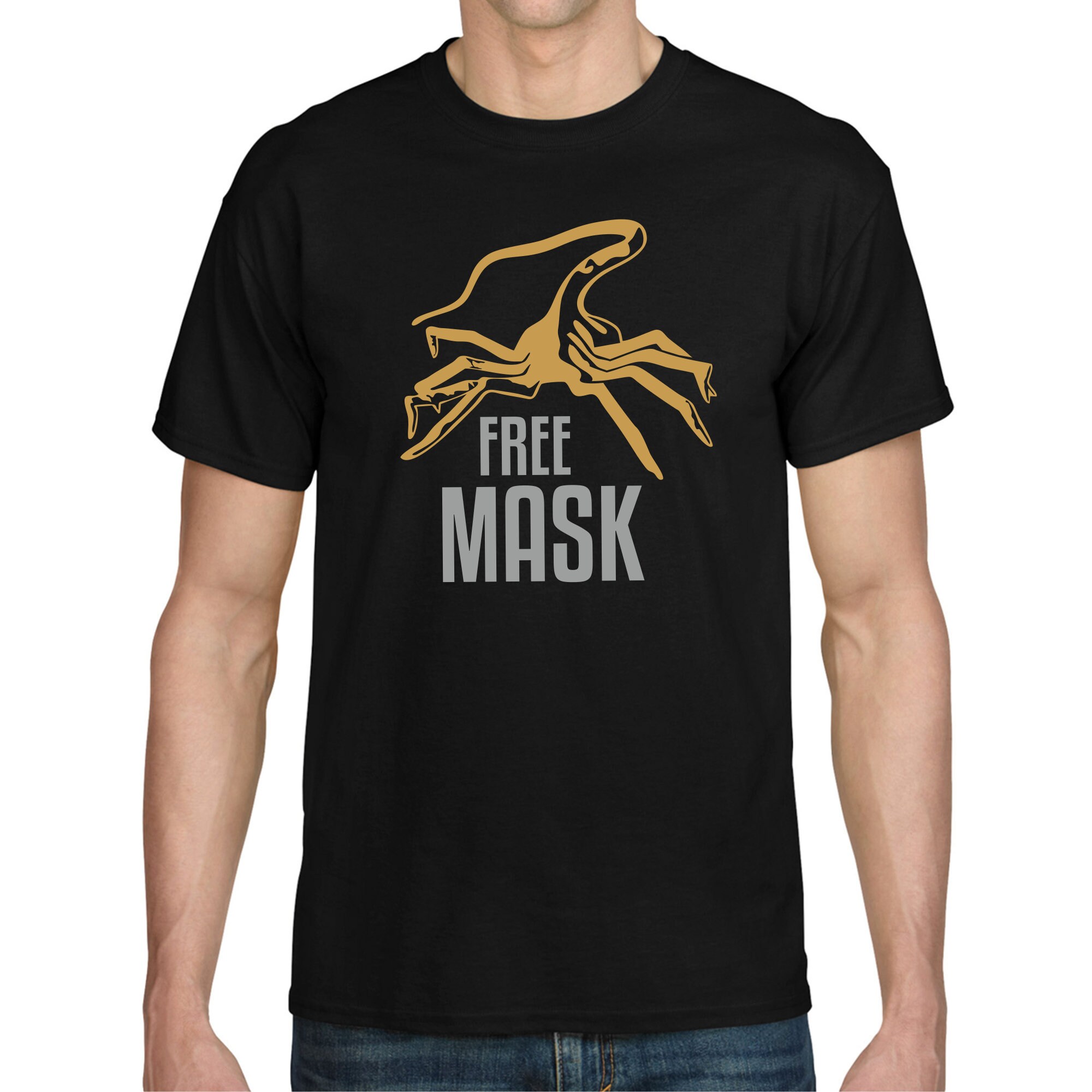 FREE MASK Facehugger Face Hug Alien Xenomorph Protective Mask Halloween ...