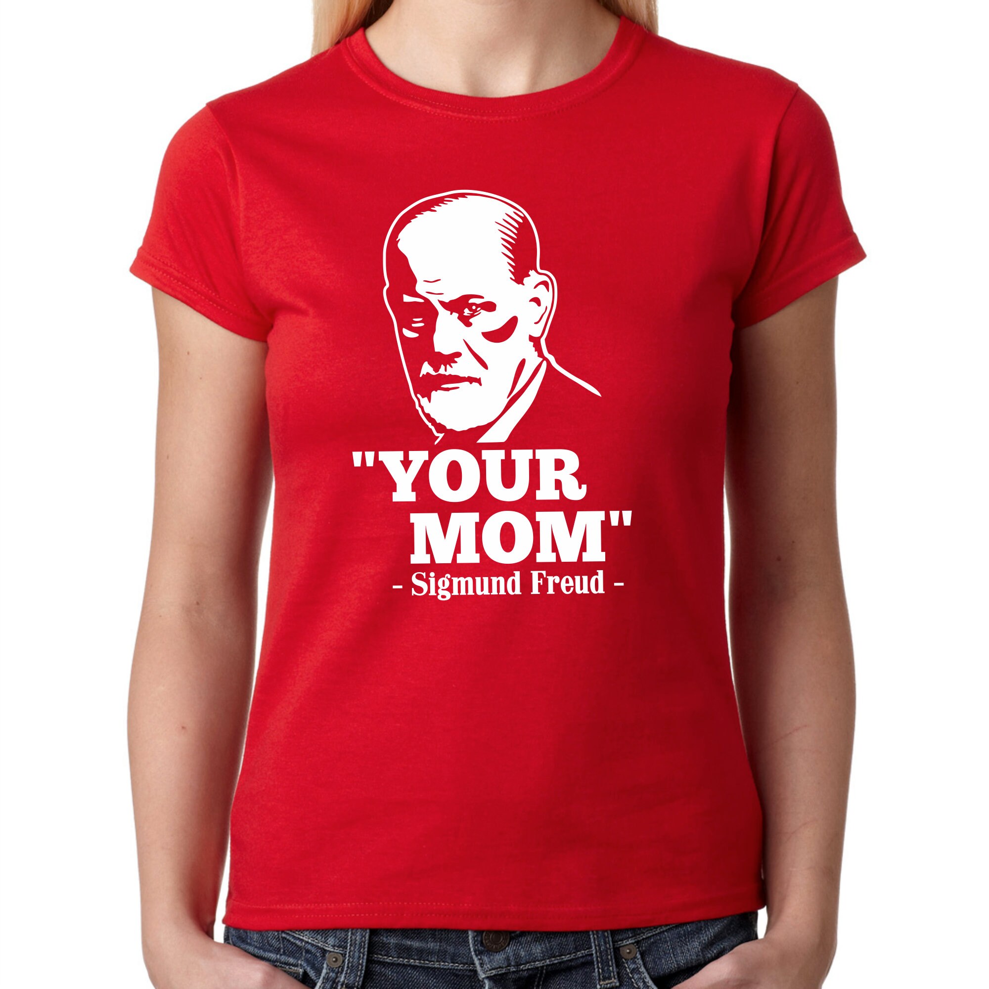 YOUR MOM Sigmund Freud Mom Mom Mom Psychology Stencil Berlin - Etsy UK
