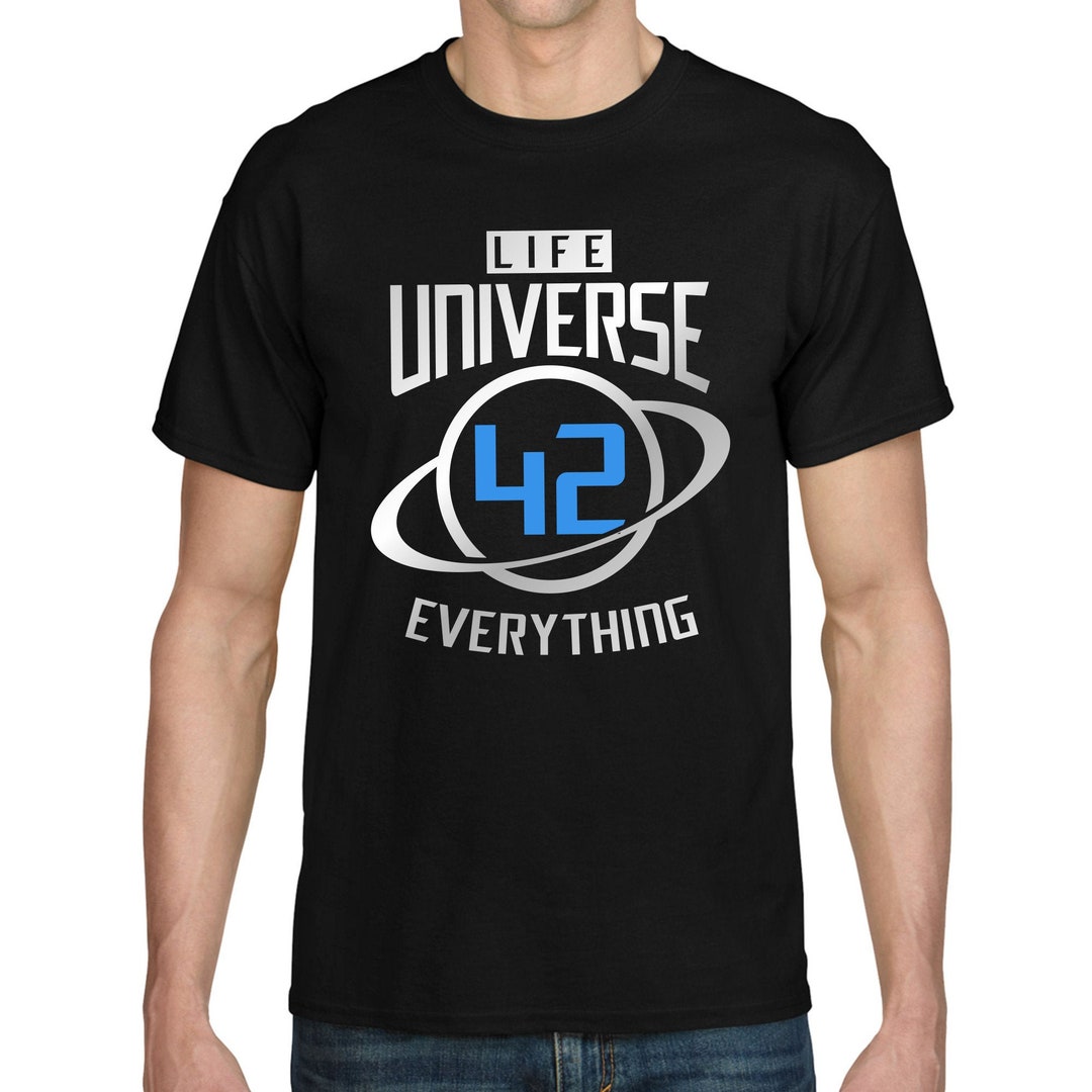 42 Answer Life Universe Everything Hitchhiker Galaxy Saying - Etsy