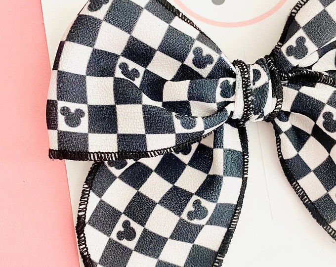 Minnie Mouse Mickey Mouse Hair Bow, Disney Bow, Disney Parks Bow ...