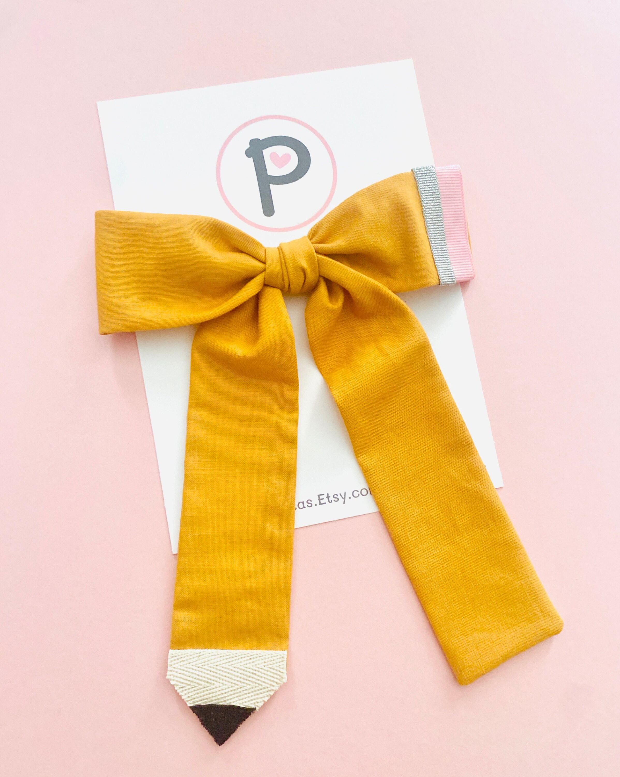 Custom Bow, Pencil Bows, Back to School, School, Bow, Hair Bows, Girls ...