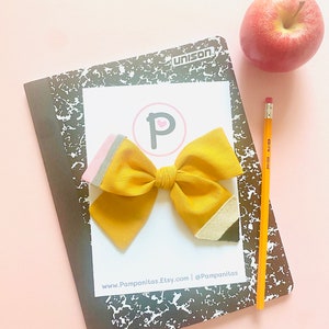 Pencil Bows, Back to School, School, Coquette, Bow, Hair Bows, Girls ...