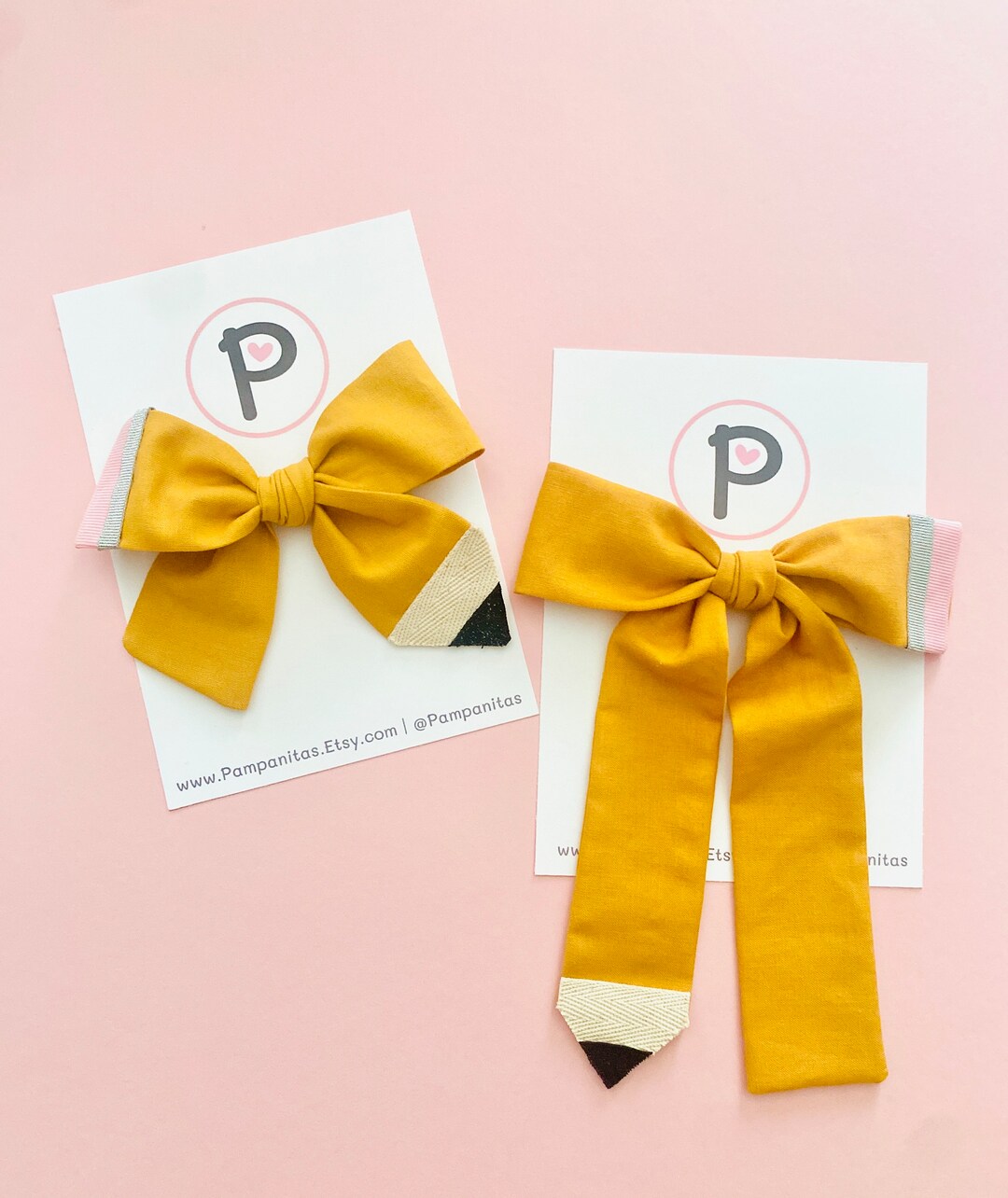 Pencil Bows, Back to School, School, Coquette, Bow, Hair Bows, Girls ...