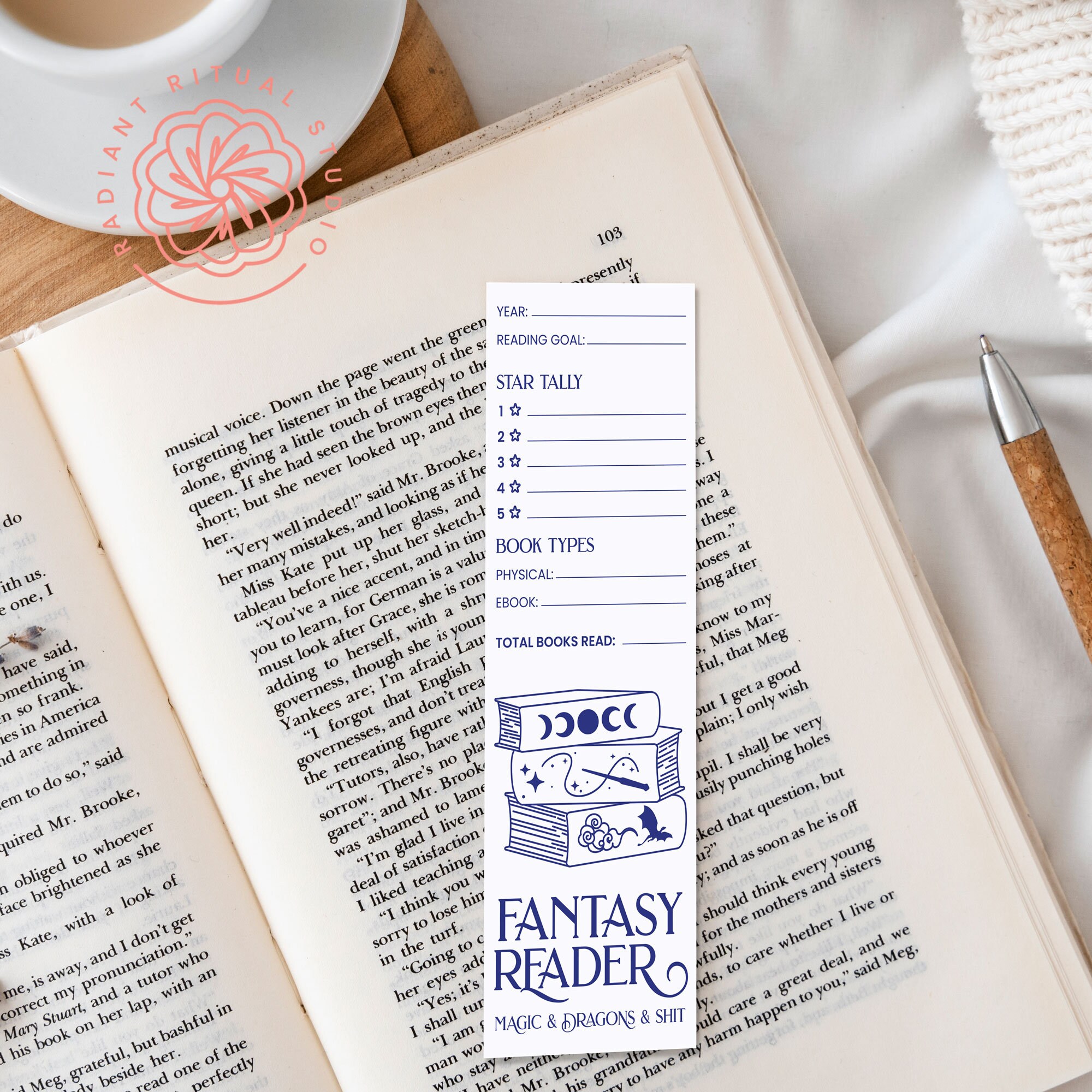 Fantasy Printable Bookmarks Mark, Printable Bookmarks, Bookish ...