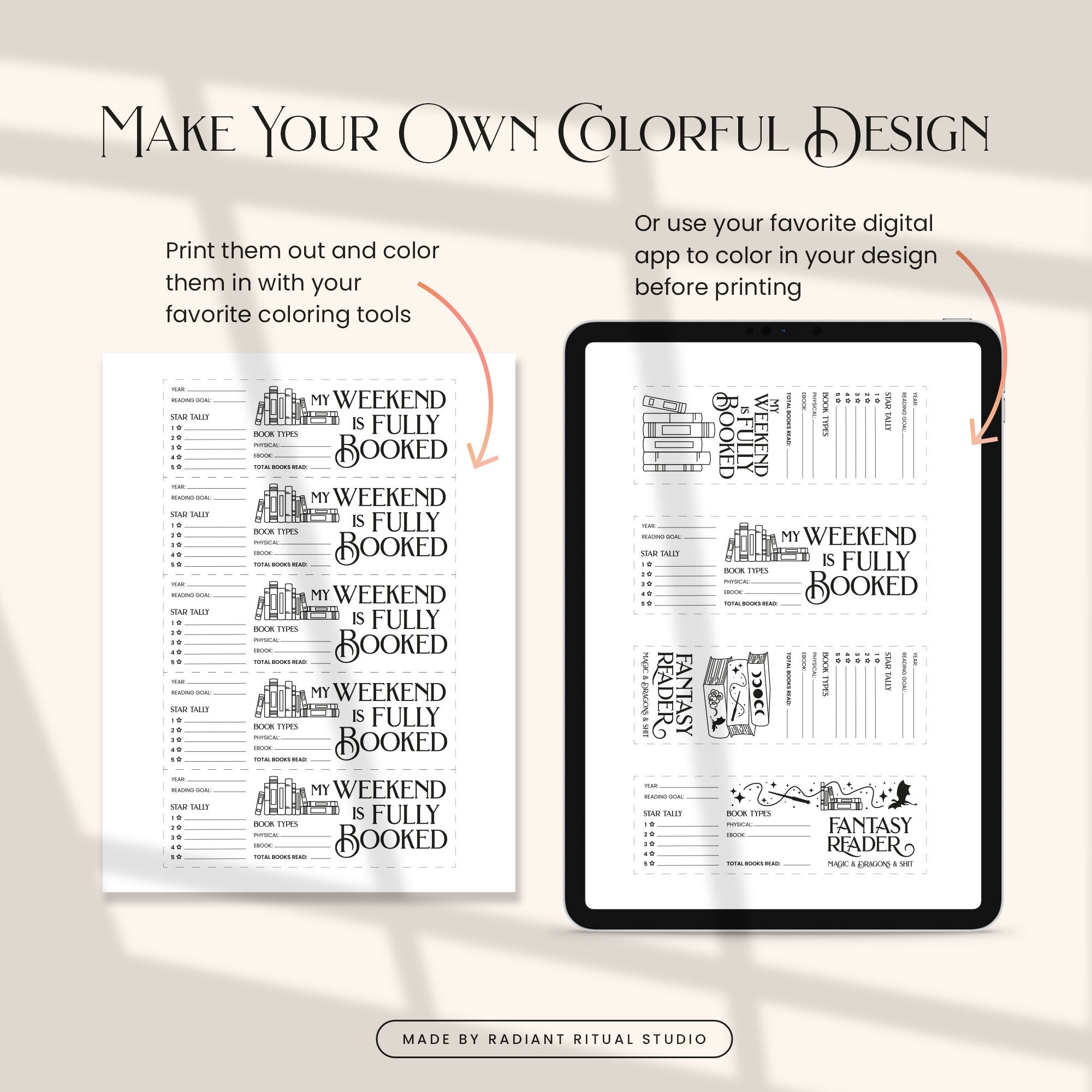 Fantasy Printable Bookmarks Mark, Printable Bookmarks, Bookish ...