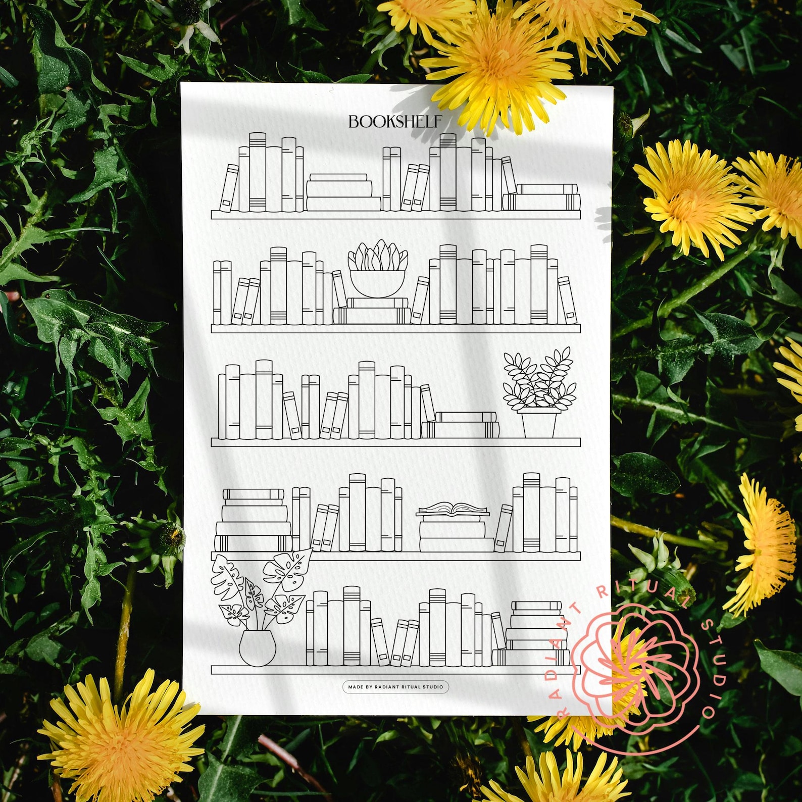 Printable Book Shelf Tracker, Book Shelf Printable, Books to Read ...