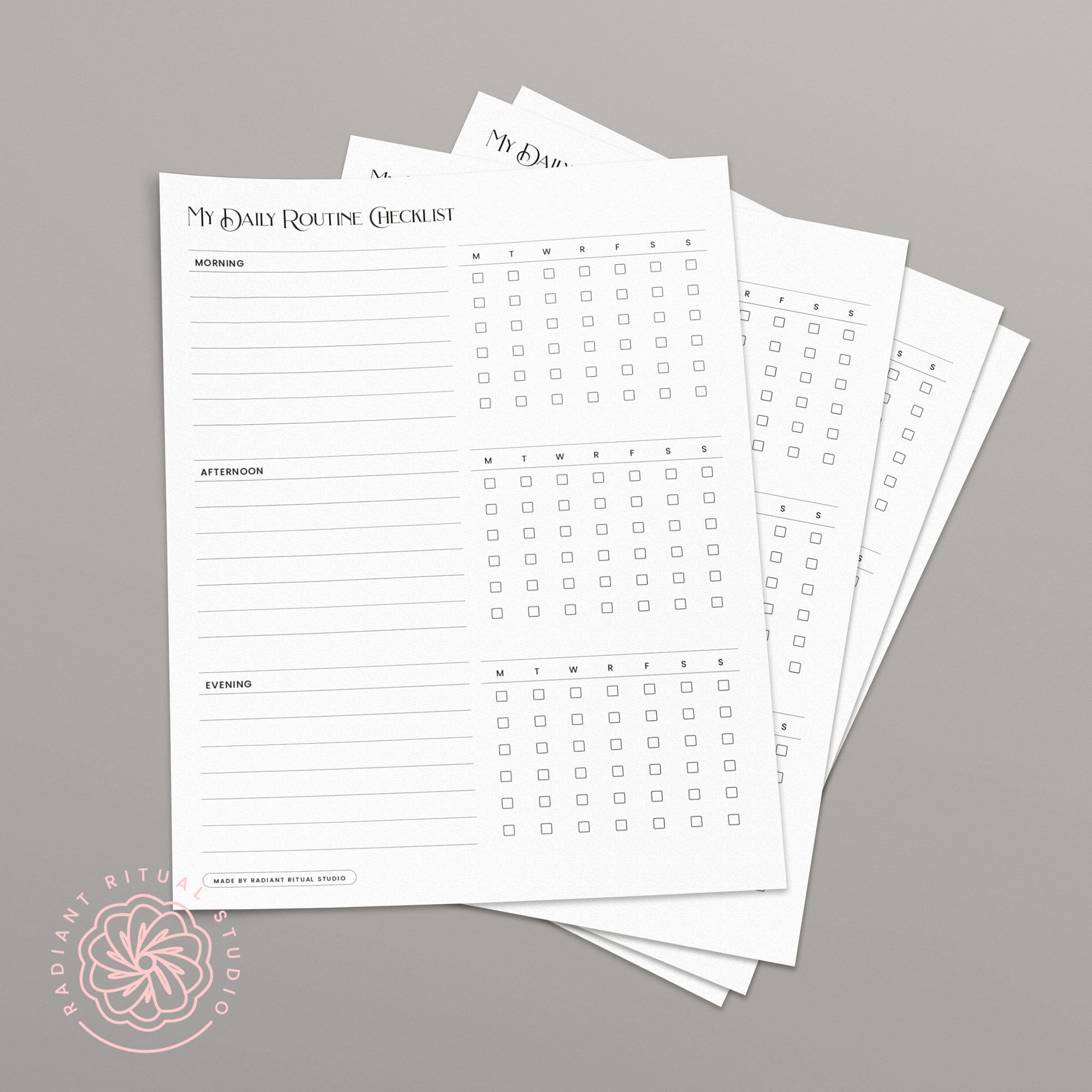 Morning Routine Checklist for Adults Pdf, Evening Routine, Morning ...