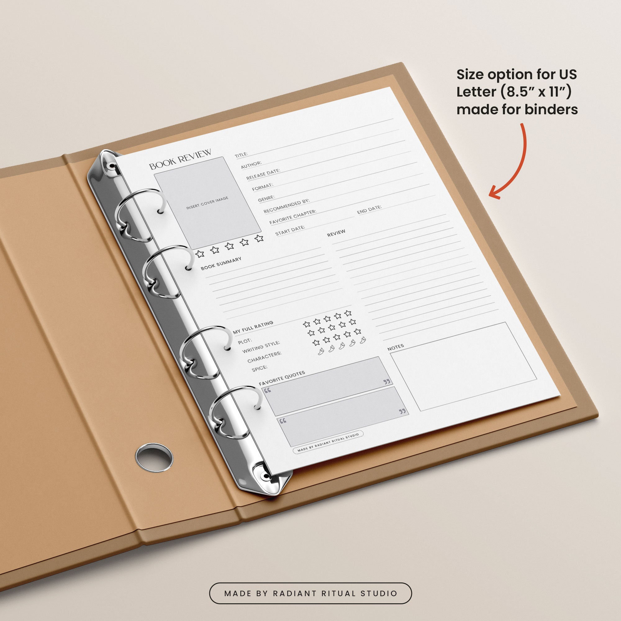 Book Review Worksheets, Book Review Template Digital, Book Review ...
