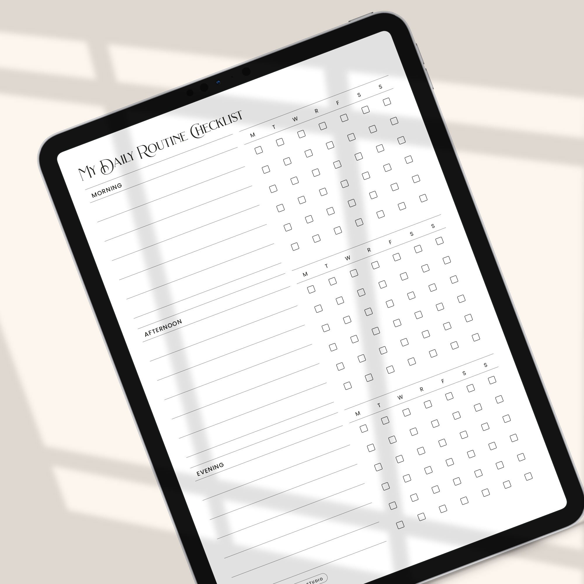 Morning Routine Checklist for Adults Pdf, Evening Routine, Morning ...