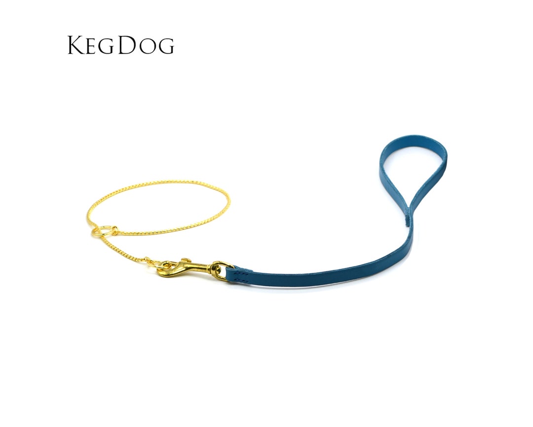Snake Chain Collar With Matching Clip Lead for Dog Showing - Italian ...