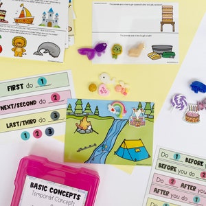 Basic Concepts Task Boxes - Etsy