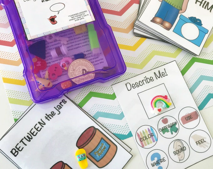 Language Task Box With Trinkets, Spatial Concepts Categories Pronouns ...
