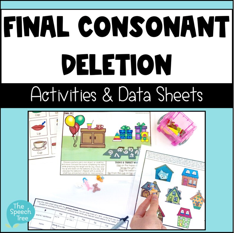 Digital Download Final Consonant Deletion Play-based Phonology ...