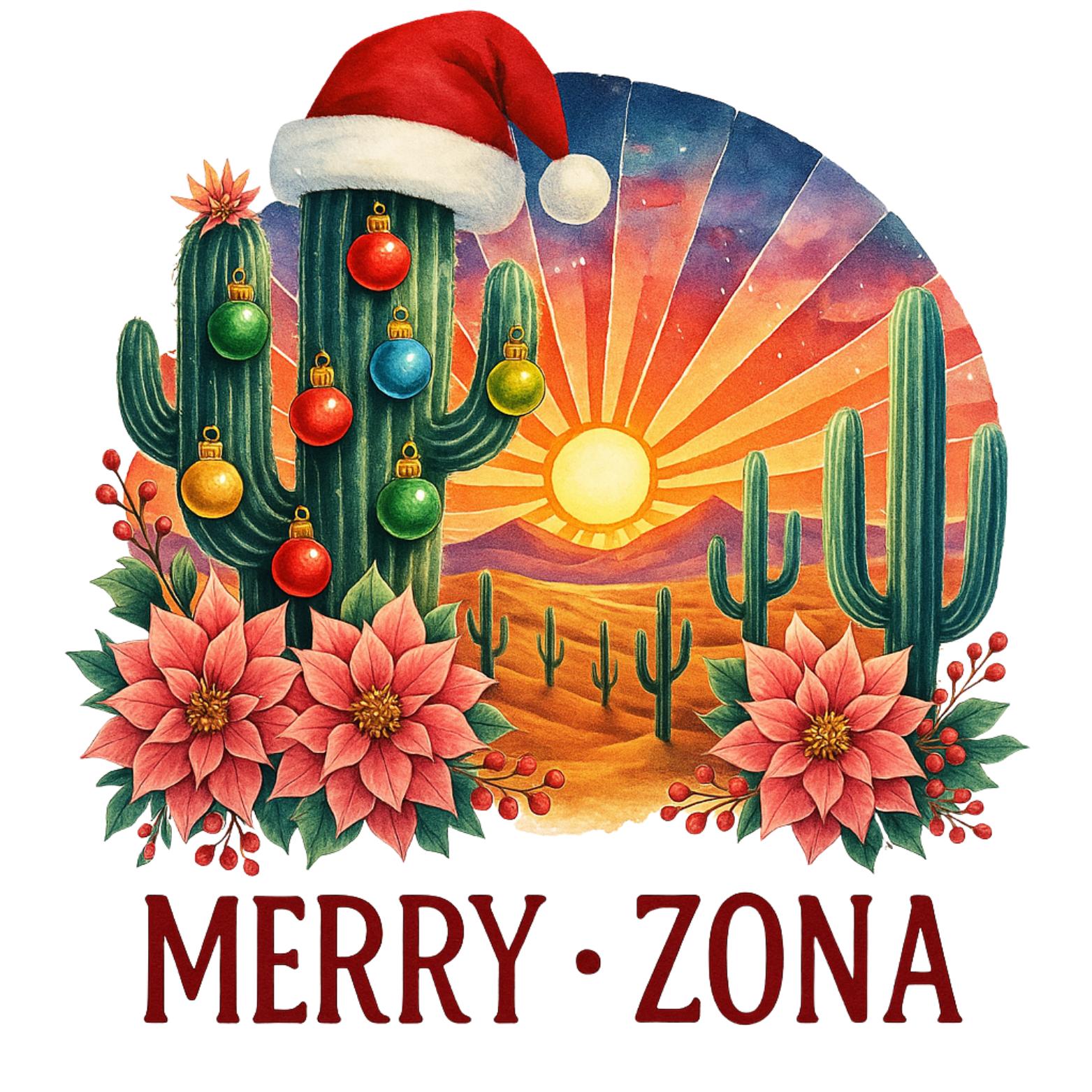 Arizona Christmas Merry Zona Digital Download | DIY Cards | Crafts T ...
