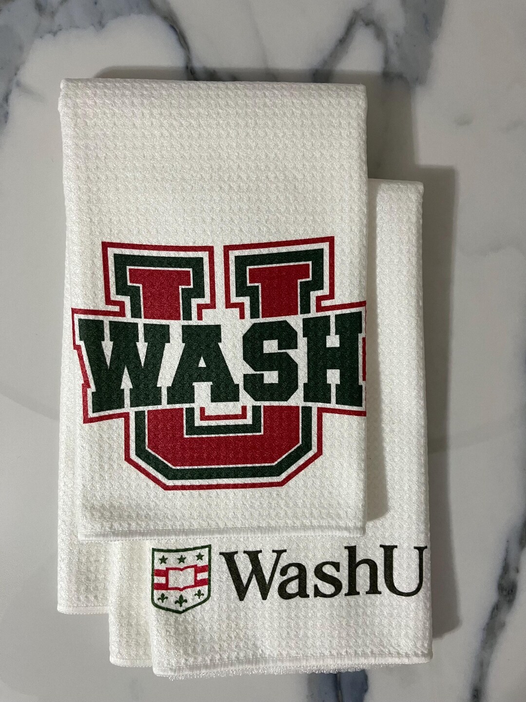 Washu Officially Licensed STL Missouri Waffle Weave Hand Towel | Select ...