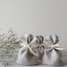 Small Linen Bags 3x4 Inch With Ribbon: Neutral Color Linen - Etsy