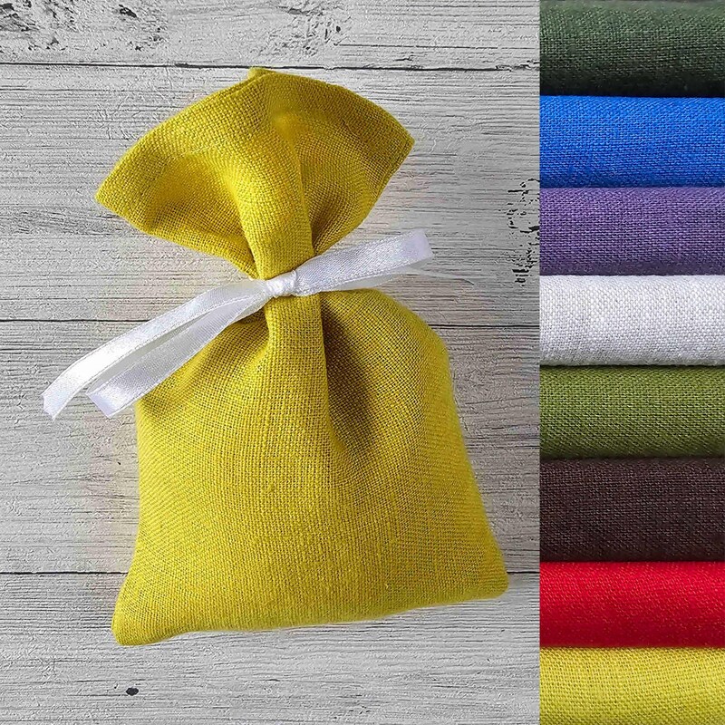 Linen Favor Bag - Etsy