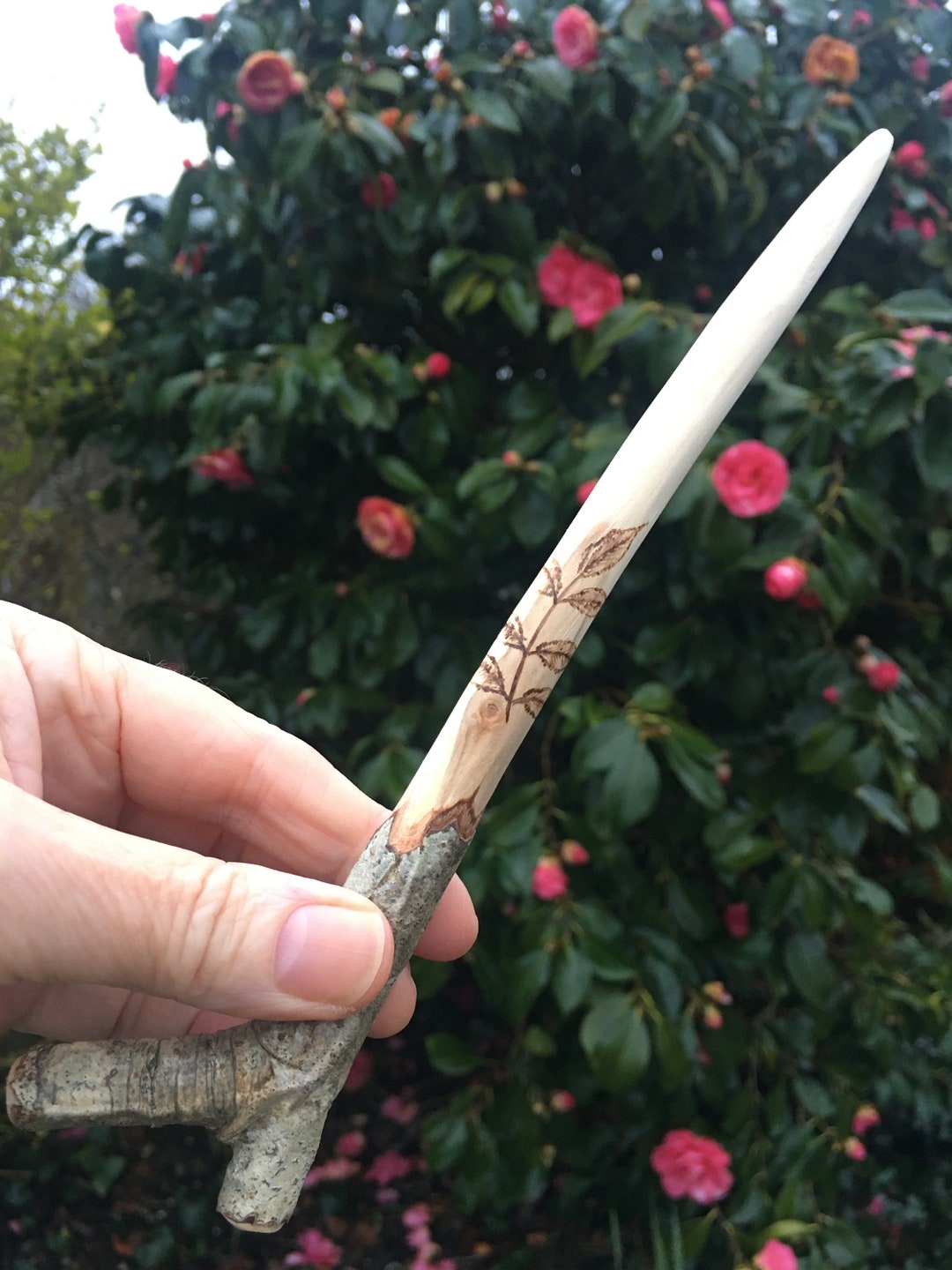 Rowan Wood Keppen Inspiration, the Awen, Druid, Pagan, 8, 20cm Long - Etsy