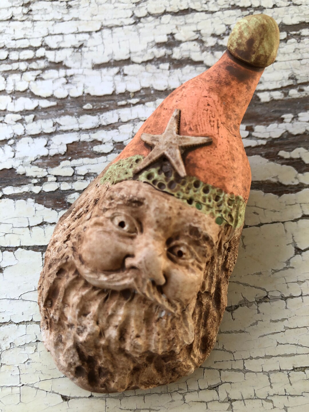 Bay Santa, Oyster Shell Santa - Etsy