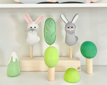 Hare and Tortoise Shadow Puppet Set - Etsy