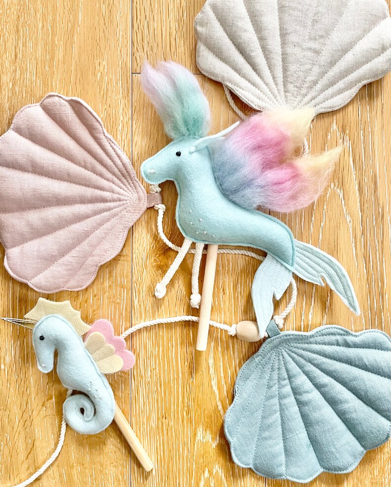 Ponymermaid Puppet / Cake Topper for Mimiki Puppet Theatre - Etsy