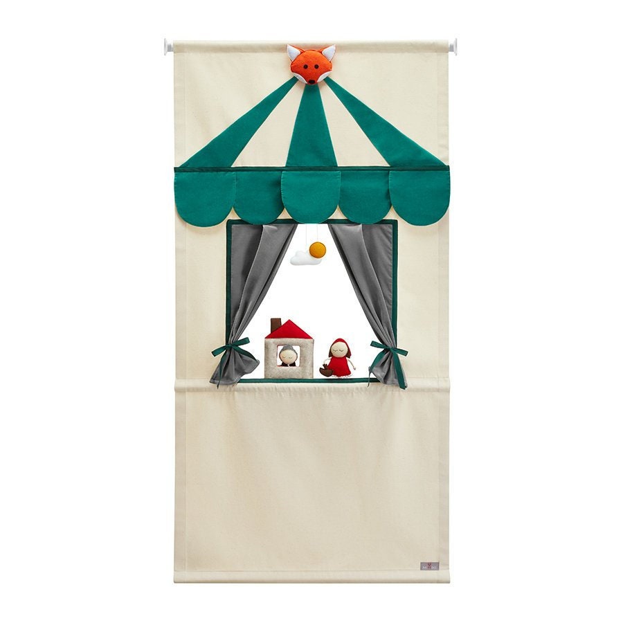 NEW Little Red Riding Hood SET Puppet Doorway Theatre by | Etsy