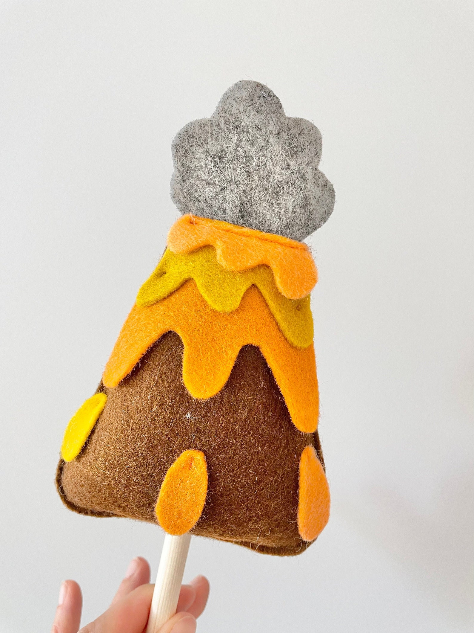 Volcano Decoration for Mimiki Puppet Theatre - Etsy