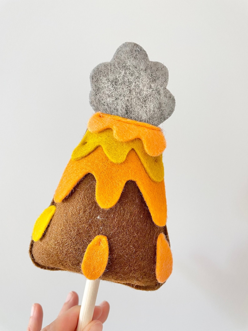 Volcano Decoration for Mimiki Puppet Theatre - Etsy