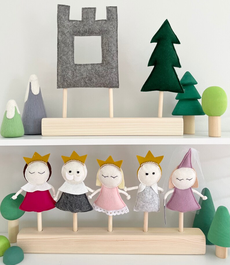 Sleeping Beauty SET Puppet Doorway Theatre by MIMIKI - Etsy