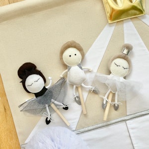 Swan Lake Ballerinas Puppets Set for Ballet Lover Designed for Mimiki ...