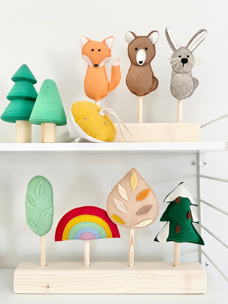 New Forest Friends Mix and Match Puppets for Mimiki Puppet - Etsy