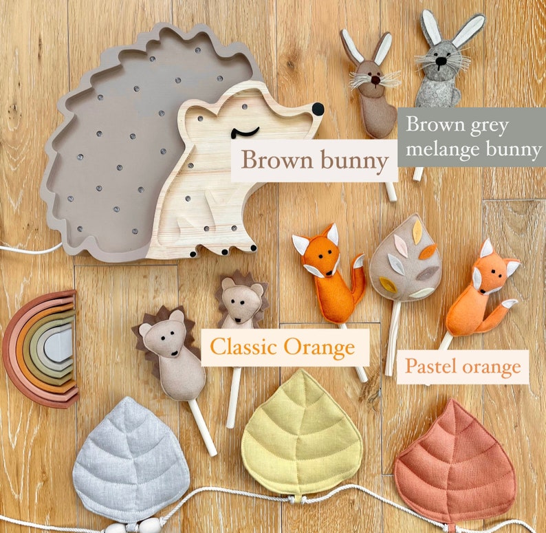 New Forest Friends Mix and Match Puppets for Mimiki Puppet - Etsy