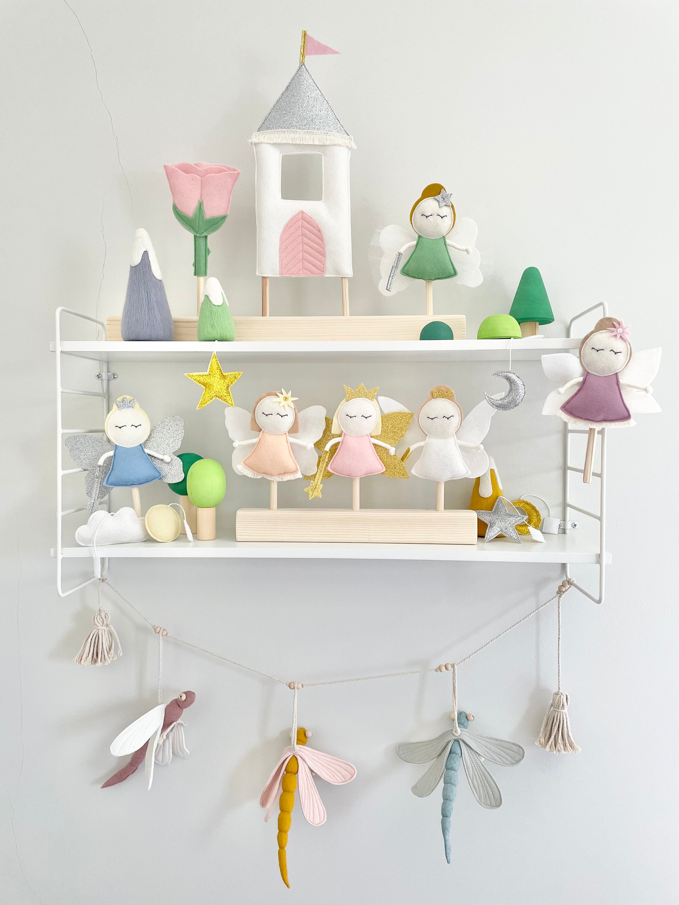 Mix and Match 3 Puppet Set New Pastel Fairies Collection for - Etsy