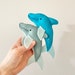 Dolphin Decoration / Puppet / Hanger / Cake Topper - Etsy
