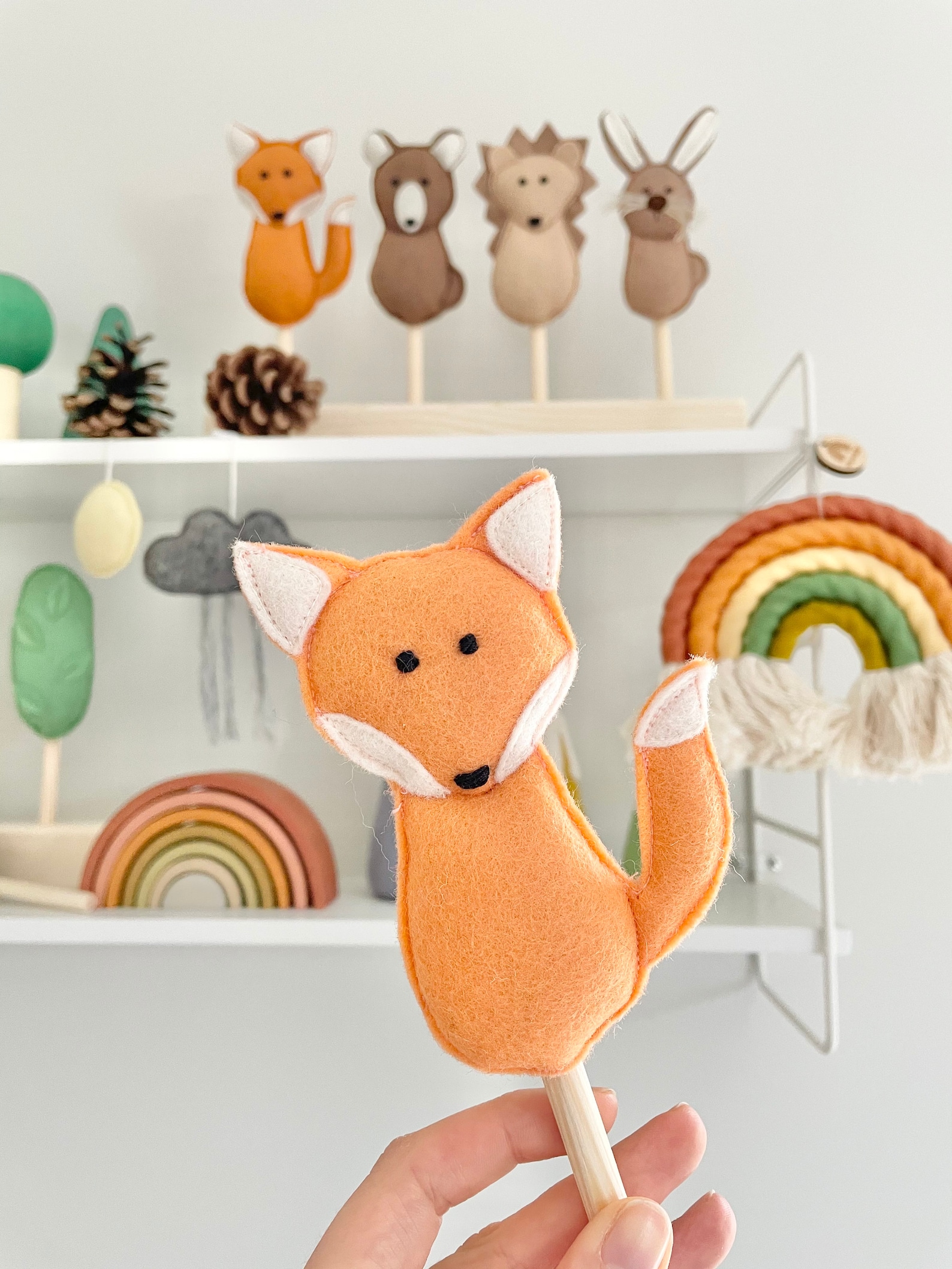 New Forest Friends Mix and Match Puppets for Mimiki Puppet - Etsy