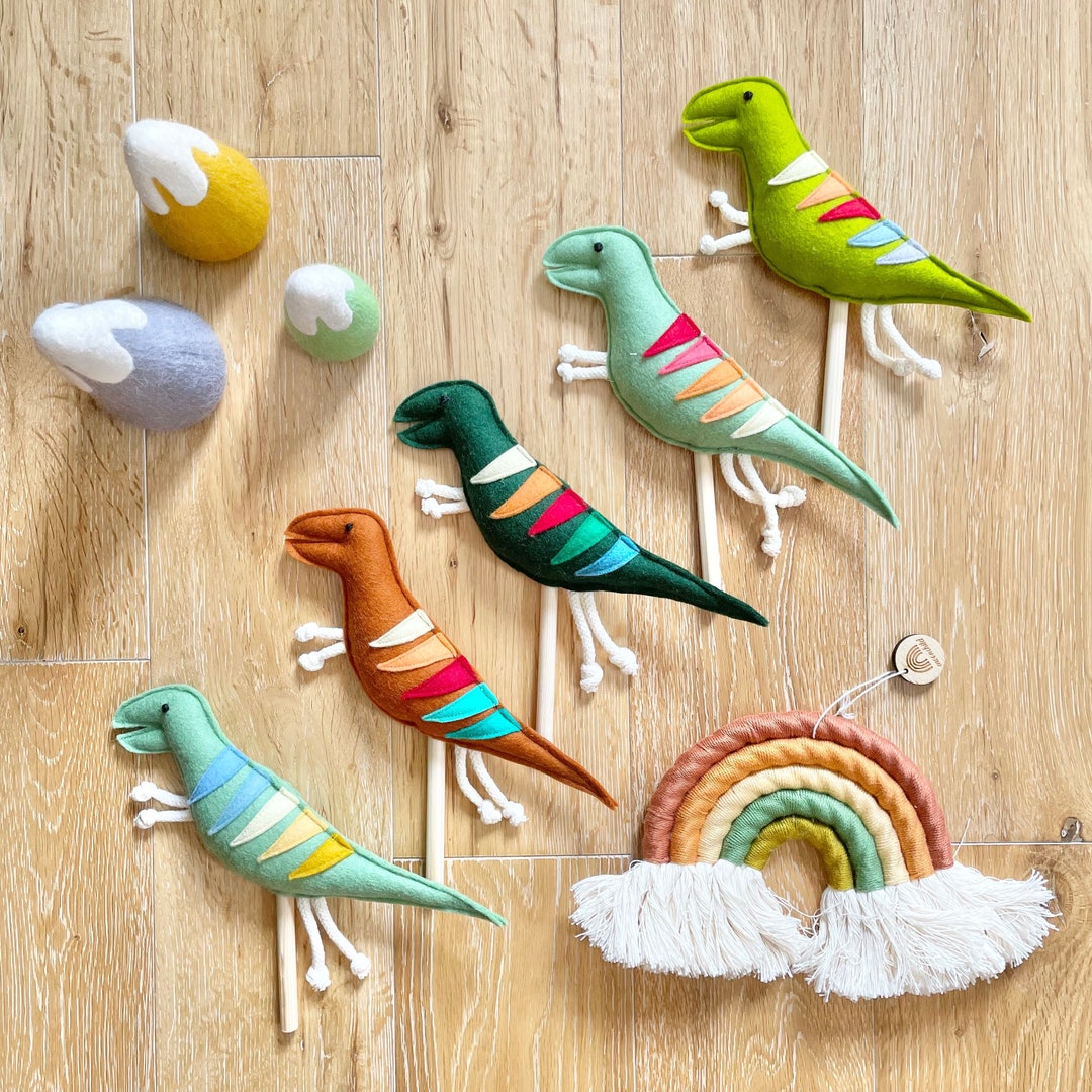 Rainbow T-rex Dinosaur Mix and Match Collection for Mimiki - Etsy