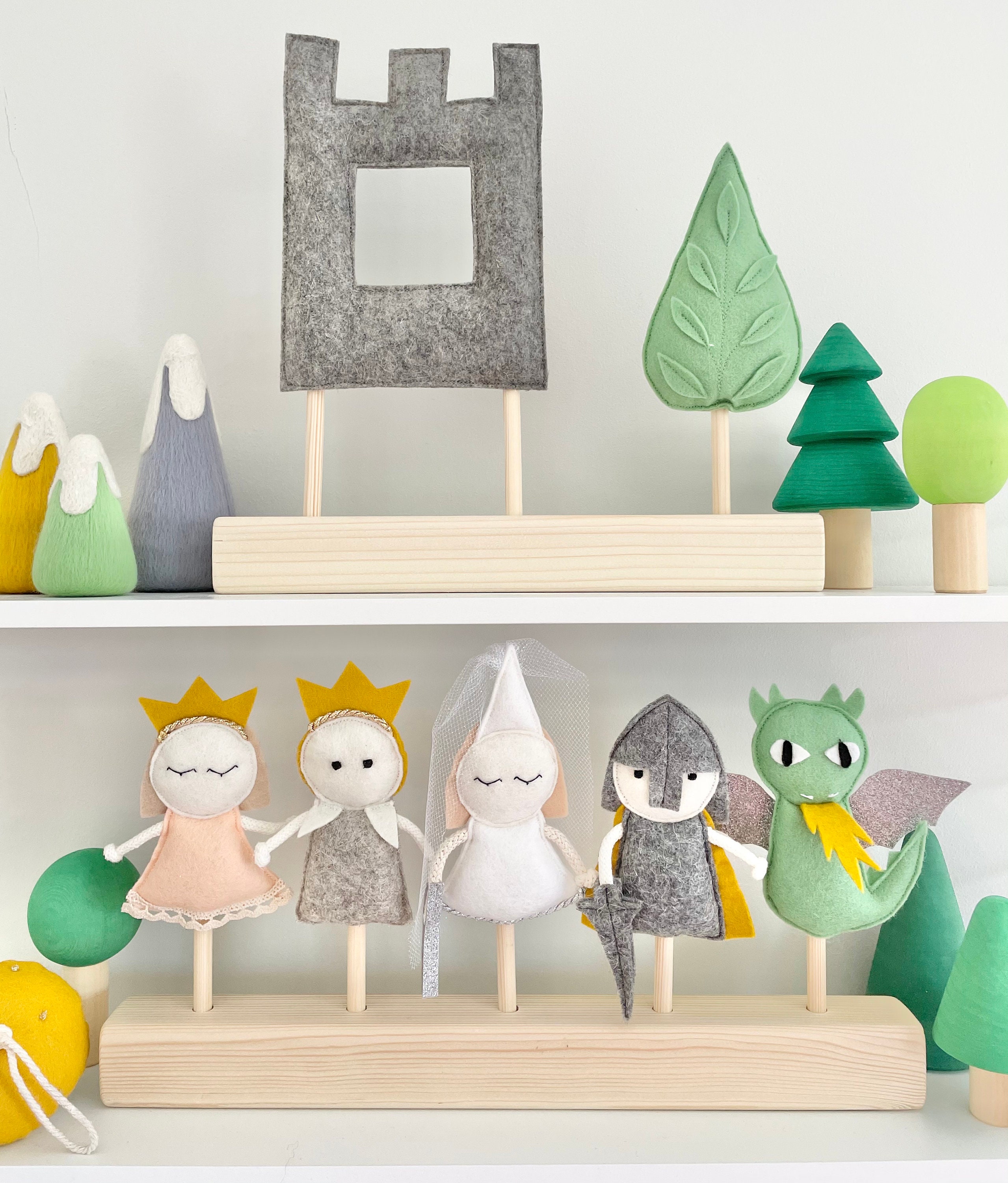 New Boho Colours Fairy Tale Puppets and Decorations for Mimiki - Etsy