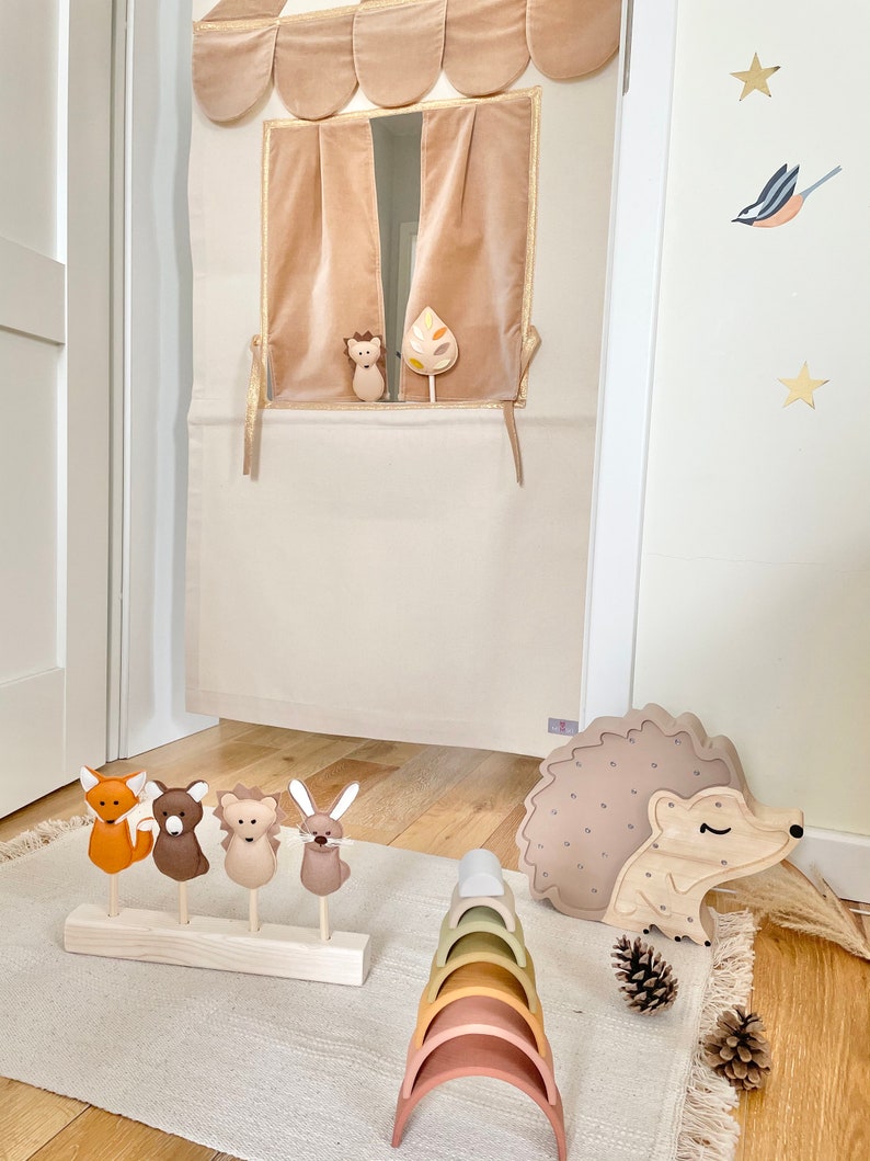 MAXI Decorations Set for MIMIKI Puppet Theatre - Etsy