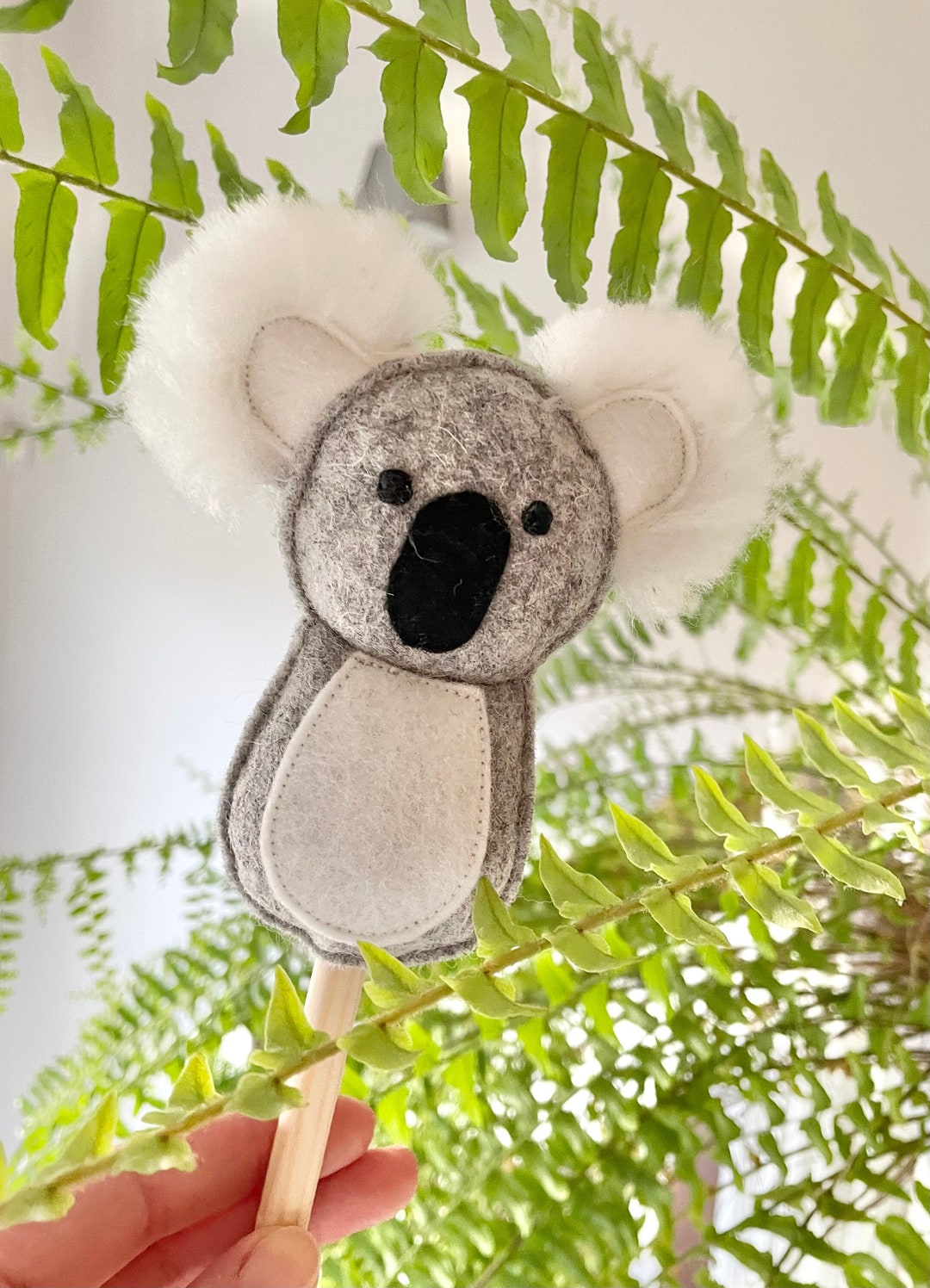 Koala Bear Hanger / Cake Topper / Puppet for Mimiki Puppet Theatre - Etsy