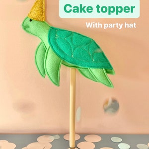 Sea Turtle Decoration / Puppet / Hanger / Cake Topper - Etsy