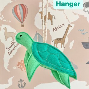 Sea Turtle Decoration / Puppet / Hanger / Cake Topper - Etsy