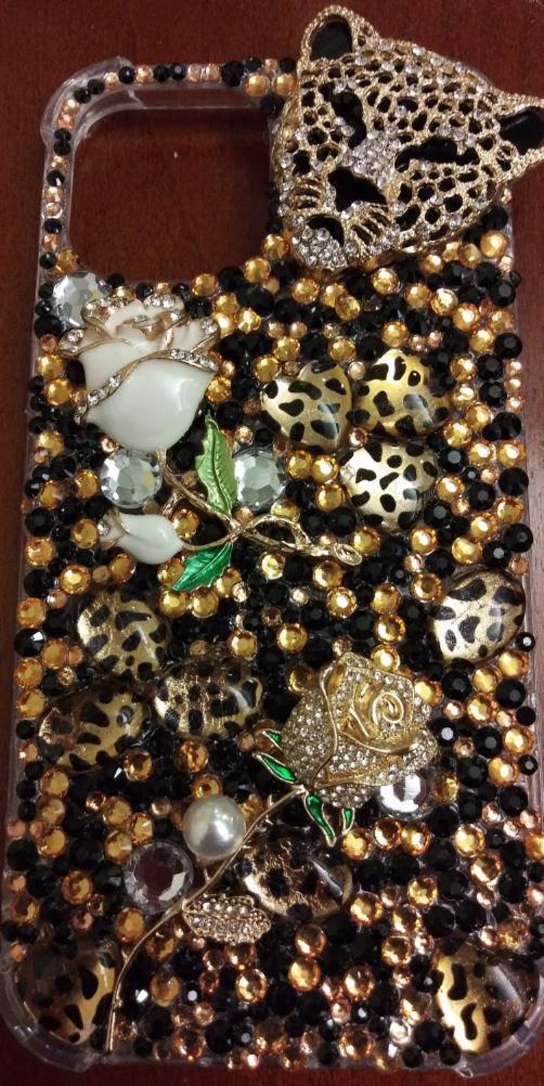 Blinged Out Phone Case: Custom Made to Order - Etsy