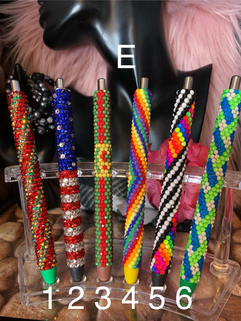 Handmade Rhinestone Ink Joy Gel Pen: Refillable Bling Pen - Etsy