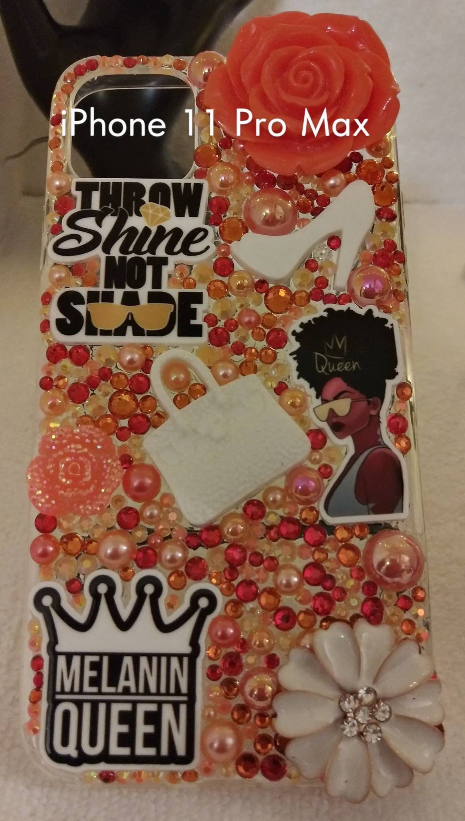 Blinged Out Phone Case: Custom Made to Order - Etsy
