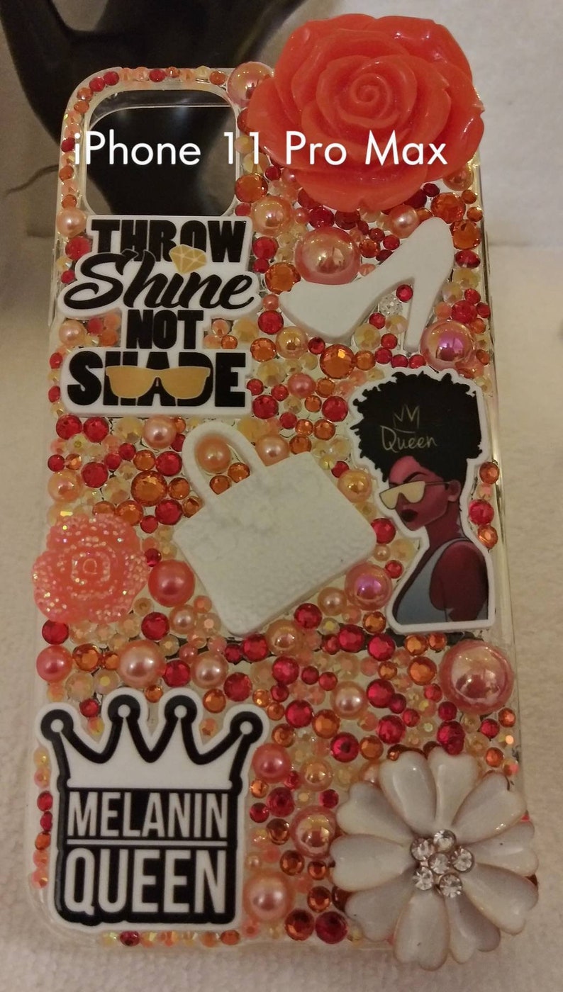 Blinged Out Phone Case: Custom Made to Order - Etsy