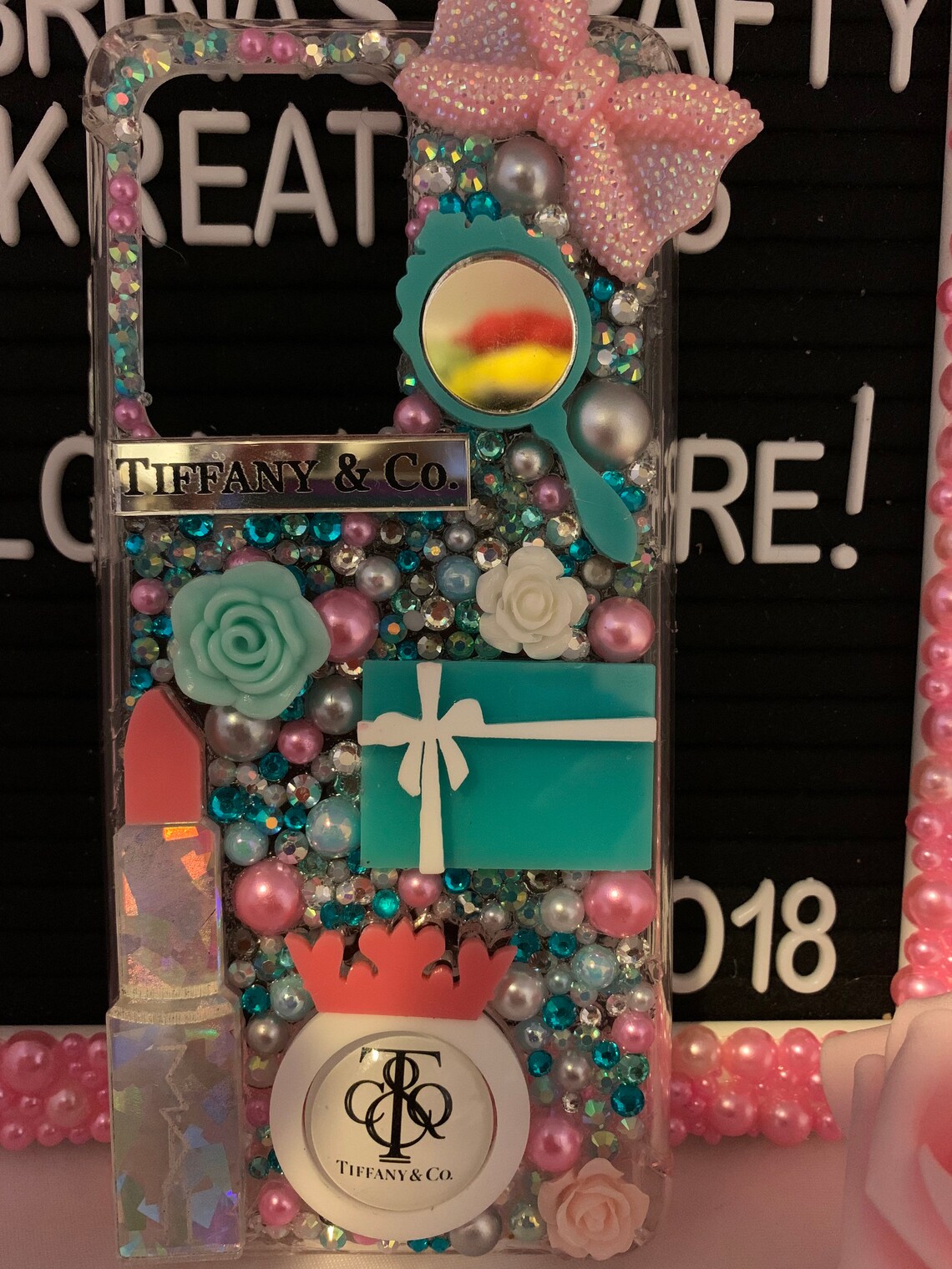 Blinged Out Phone Case: Custom Made to Order - Etsy