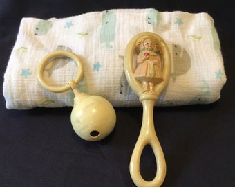 Vintage Baby Rattle - Etsy