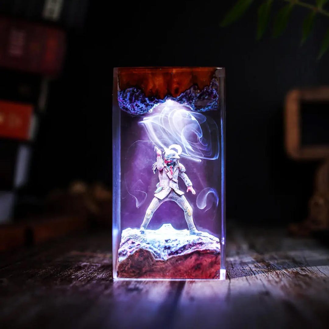 Bloodhound Resin Lamp, Apex Legends RGB Figure Light, Technological ...