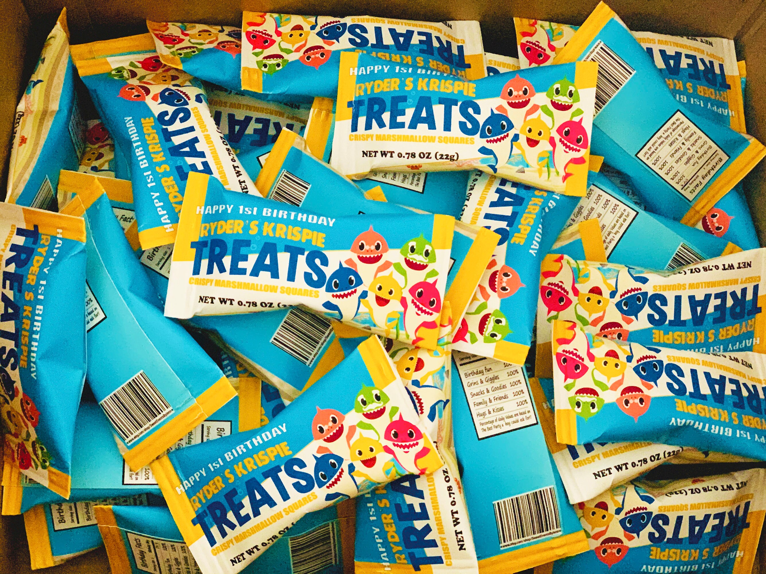 Personalized Rice Krispie Treats Wrapper Printable Custom Etsy Personalized Rice Krispie Treats Wrapper Printable Custom Etsy