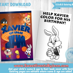 Basketball Coloring Book - Printable Coloring Book - Instant Download ...